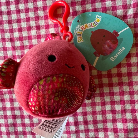Squishmallows | Toys | Barella The Betta Fish Squishmallow Clip New ...